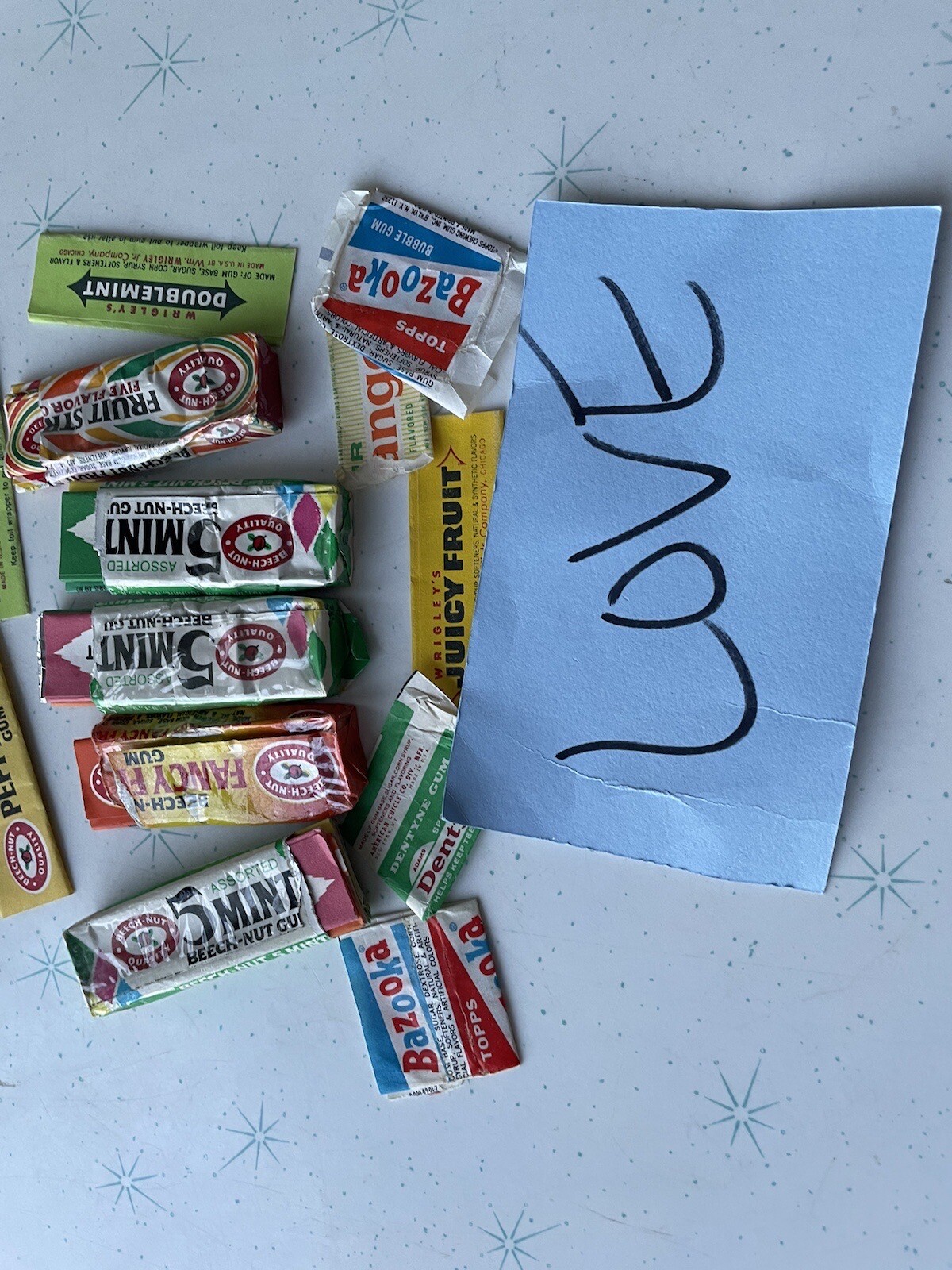 Vintage 1970s LOT Gum BEECH NUT Fruit Stripes Dentyne Bazooka Mint ...