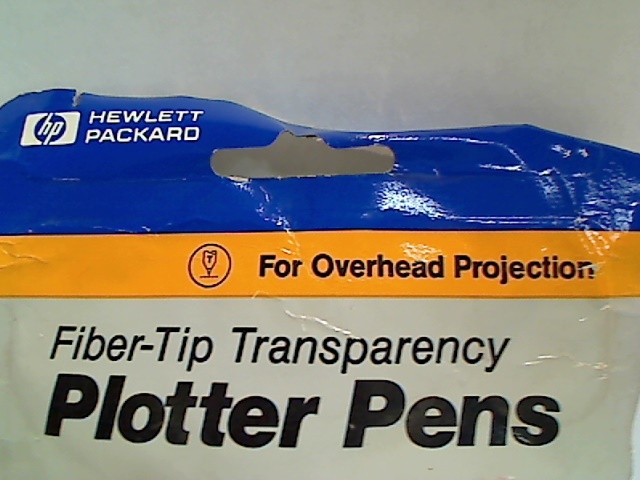 HP Fiber-Tip Transparency Plotter Pens 5-Pack .6mm Black # 17726T For ...
