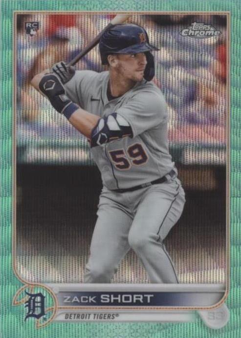 2022 Topps Chrome - Zack Short #86 Aqua Wave Refractor /199 (RC) for ...