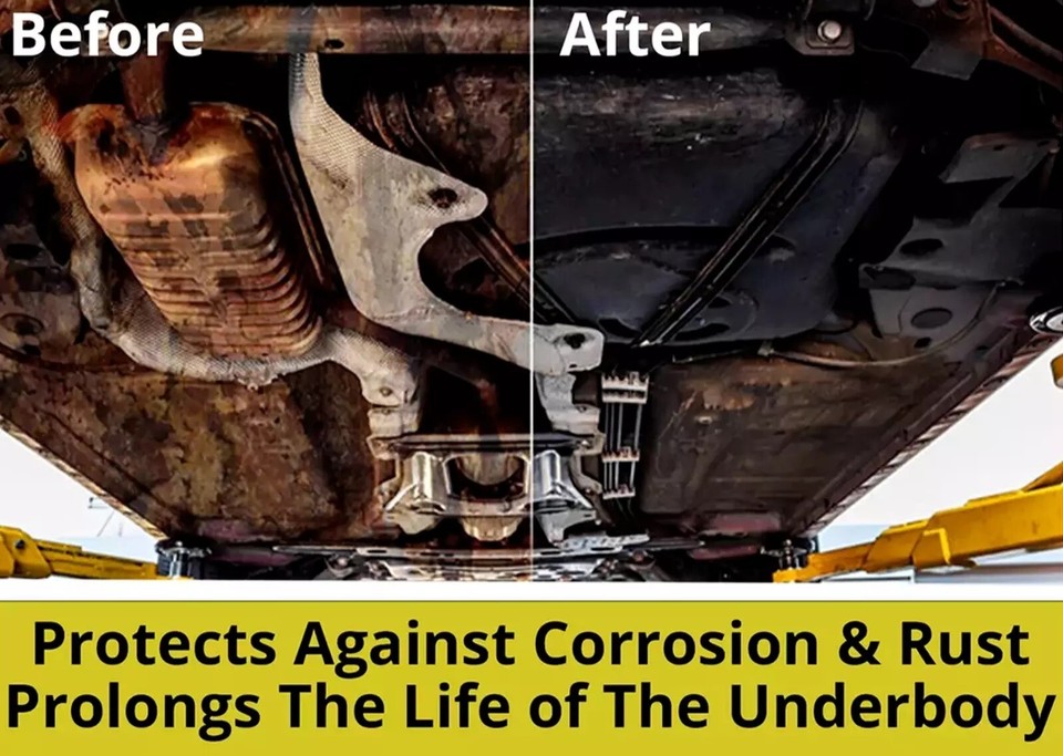 Underseal Spray Black Underguard Paint Car Underbody Protection Seal ...