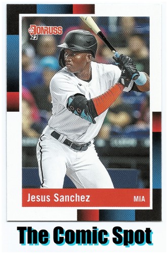 2022 DONRUSS ~ JESUS SANCHEZ #241 ~ 1988 RETRO ~ MIAMI MARLINS MLB ...