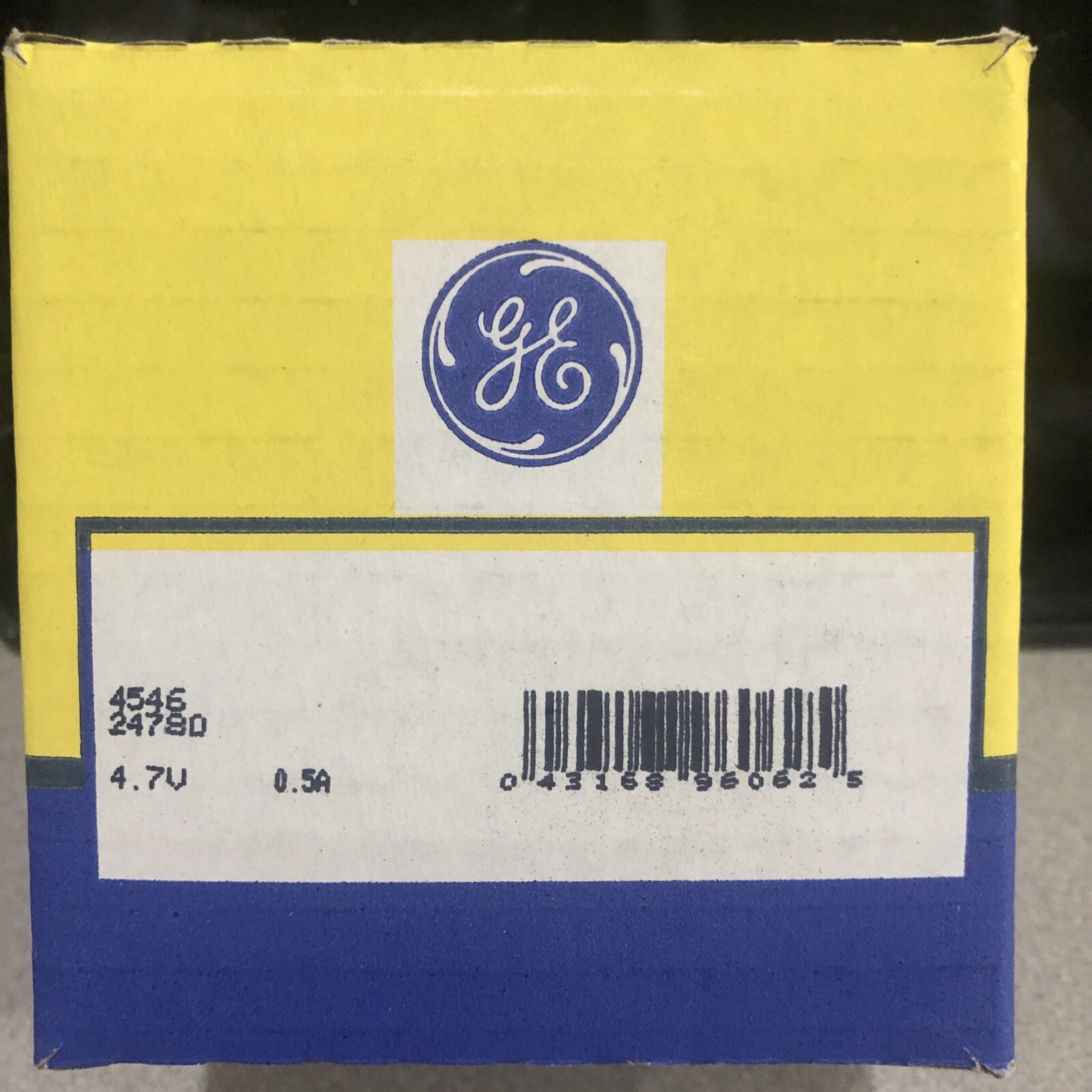 GE 4546 1 Lamp Bulb Light Par 36 4.5 2.35 Watt 4.7 Volt for sale online ...
