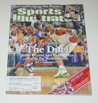 Kobe Bryant, Paul Pierce Sports Illustrated SI Lakers v. Celtics - June ...