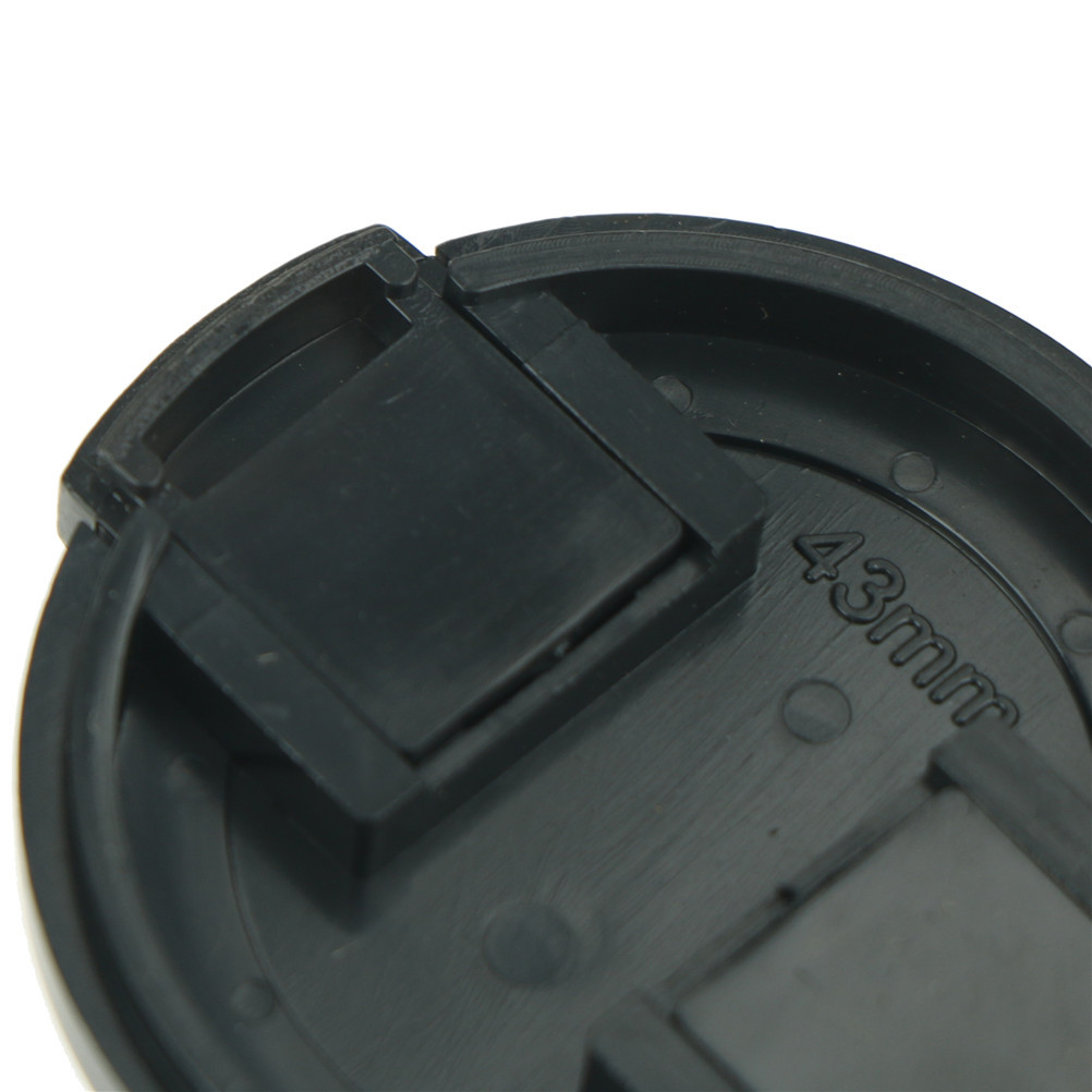 2pcs 43mm Plastic Snap On Front Lens Cap Cover For SLR DSLR Camera DV ...