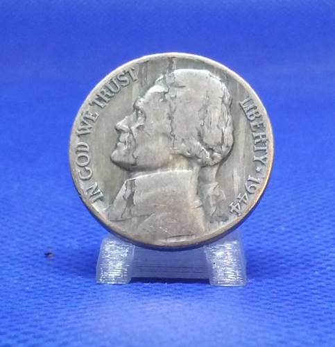 1944 P Jefferson War Nickel 35% silver lamination error | eBay