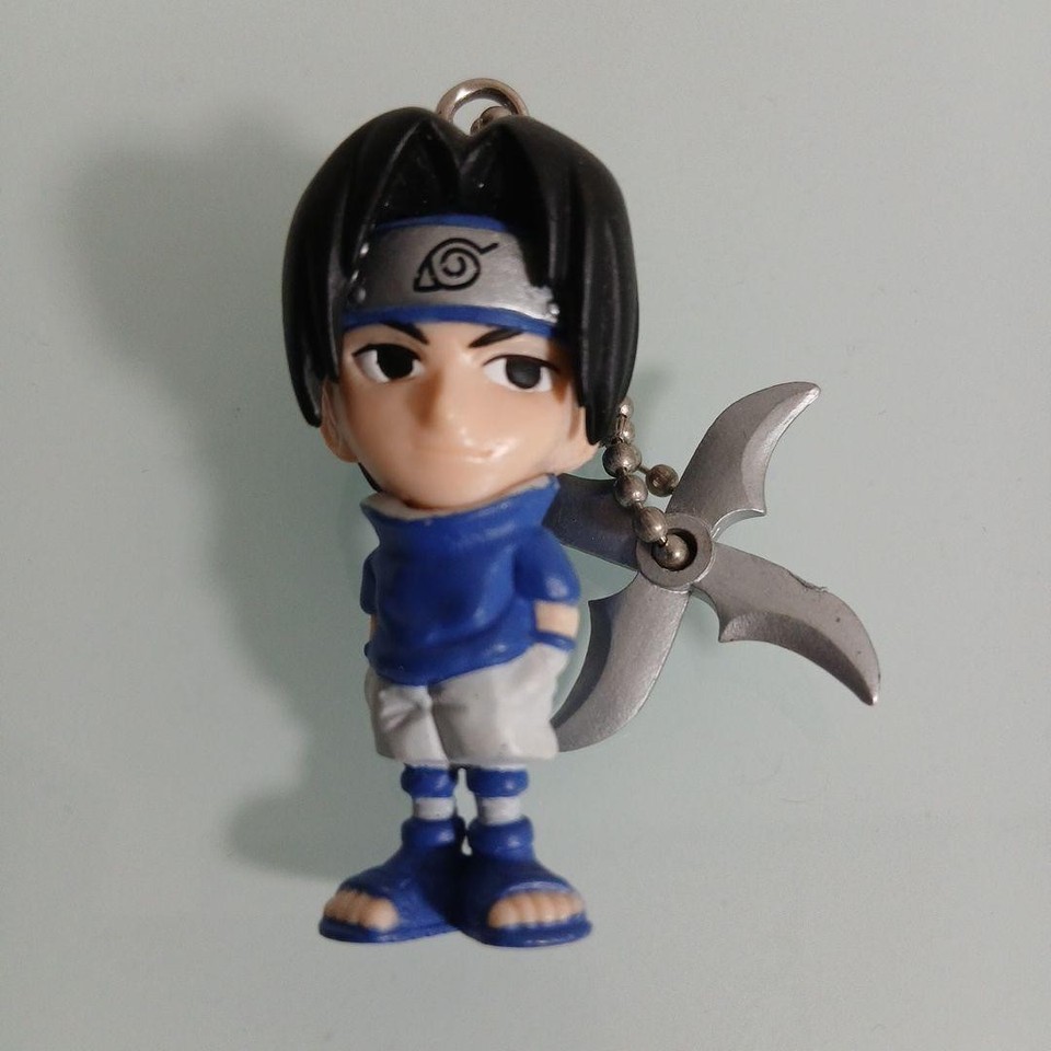 NARUTO Naruto Swing Keychain Sasuke Retro | eBay Australia