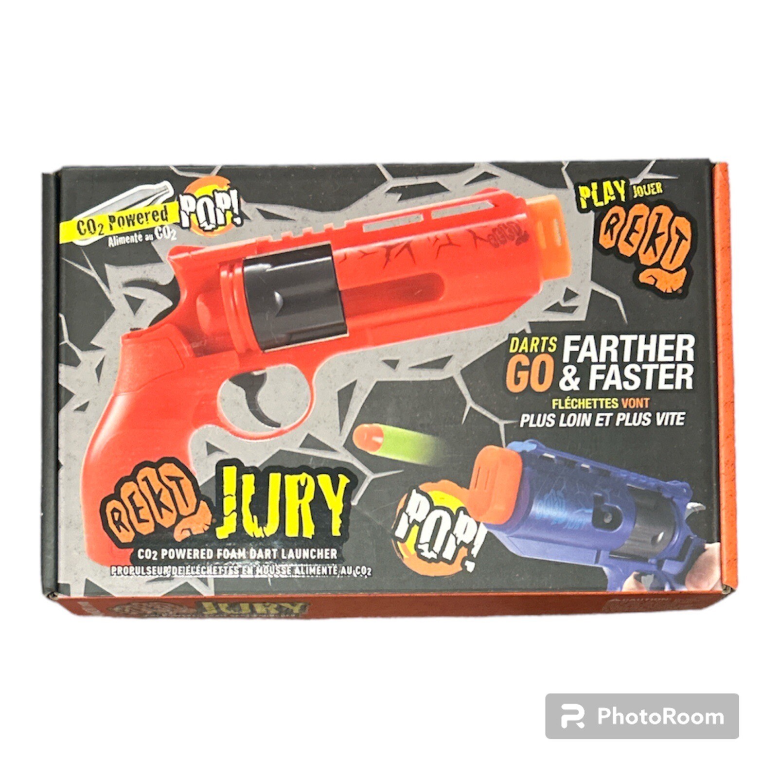 Umarex REKT Jury CO2 Foam Dart Revolver Blaster - Red for sale online ...