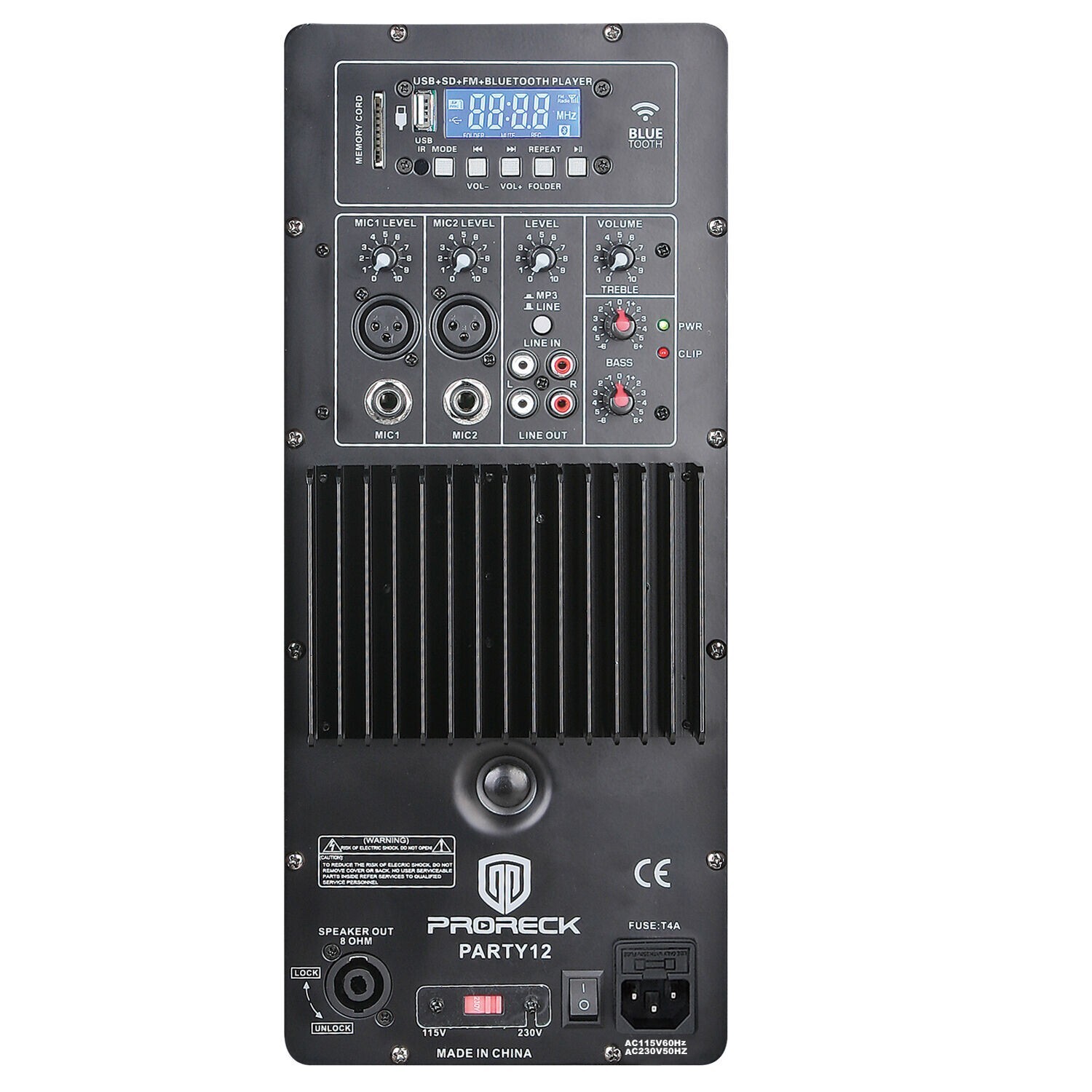 Proreck Party 12 12inch 1000 Watts 2-Way Powered Speaker System | eBay
