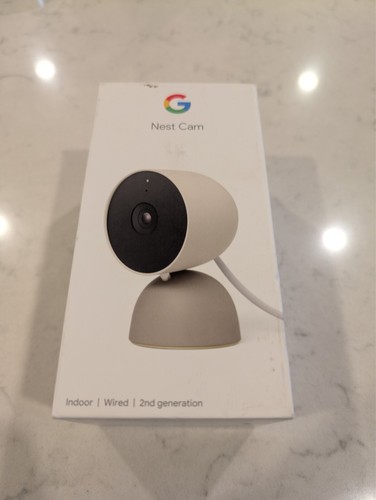 NEW IN BOX Google Nest Cam Indoor Wired 2nd Generation beige color | eBay