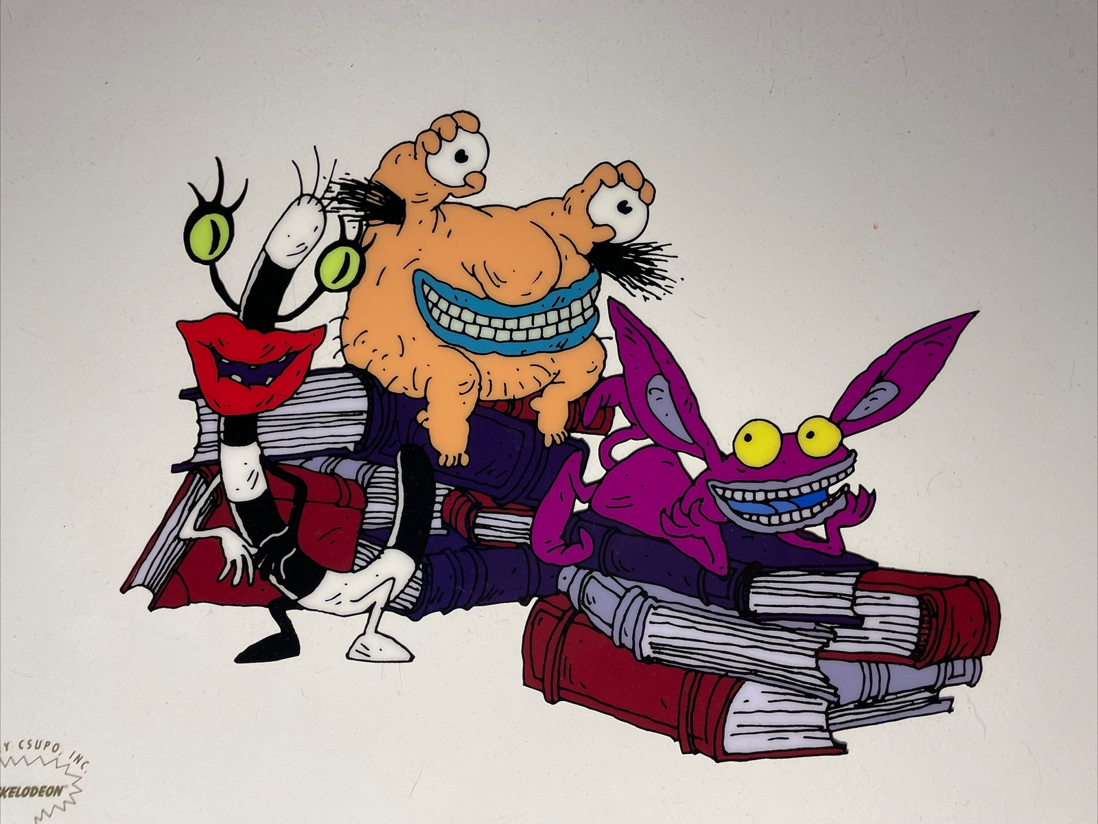 AAAHH!!! REAL MONSTERS animation cel Vtg Cartoons Production art ...