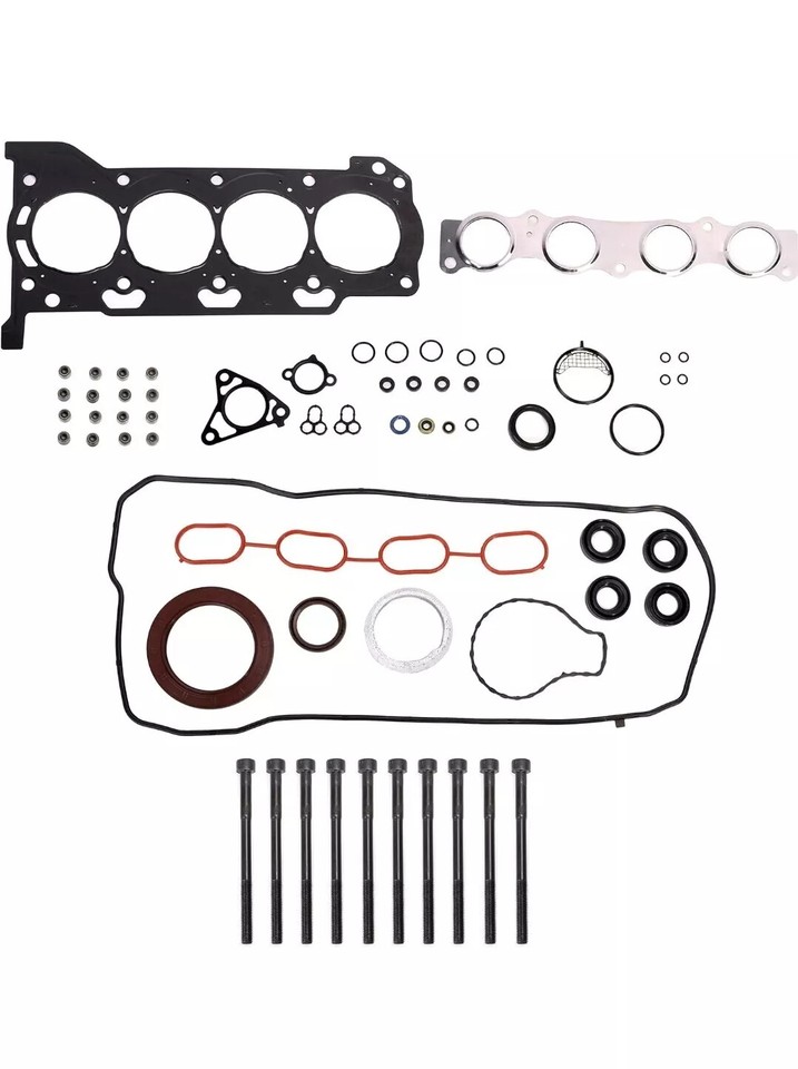 1ZR-FE 1.6L Engine Rebuild Piston Gasket Crankshaft Rods Timing Kit For ...