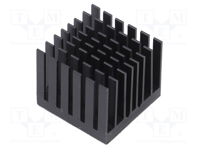 Radiator: Embossed W: 30mm Black L: 30mm Ribbed BGA H: 24.5mm ATS ...