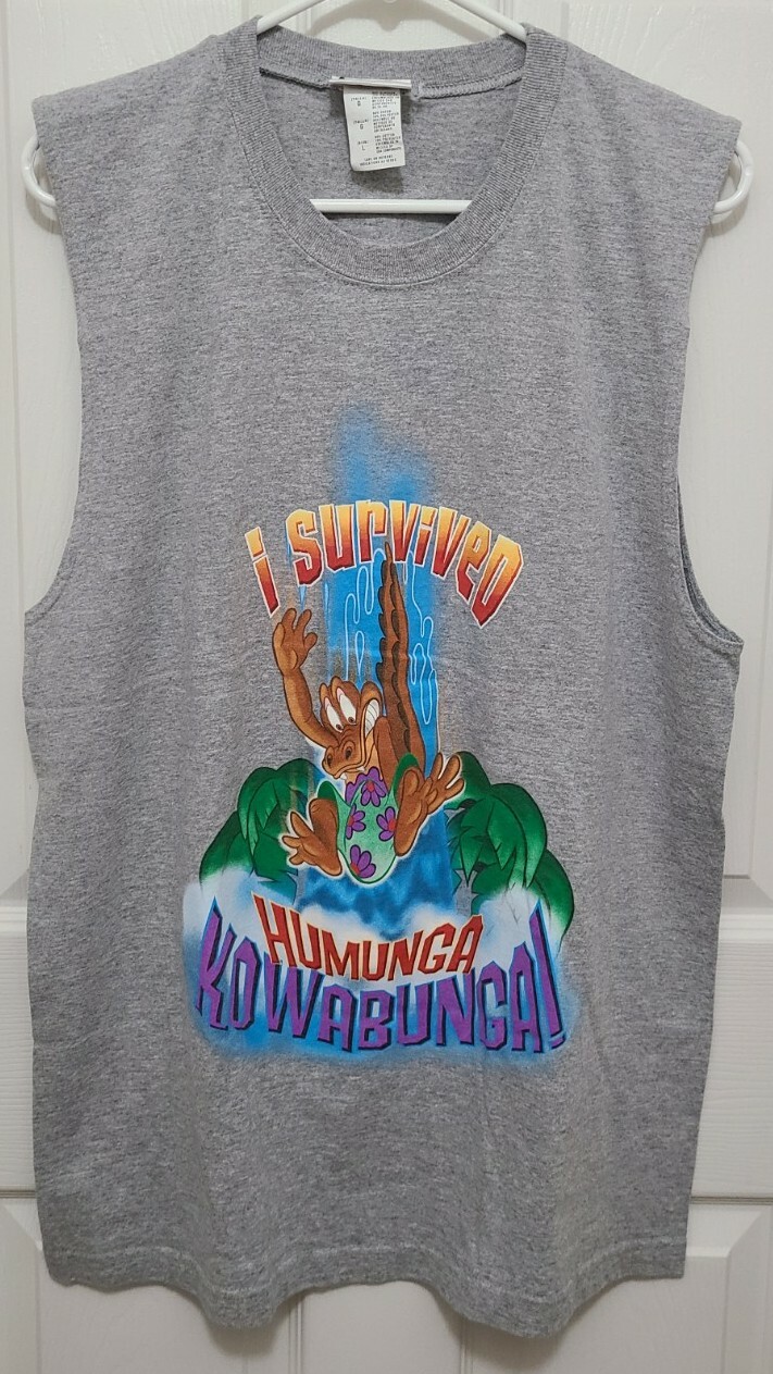 Disney World Typhoon Lagoon I Survived Humunga Kowabunga Ride Tank Top ...