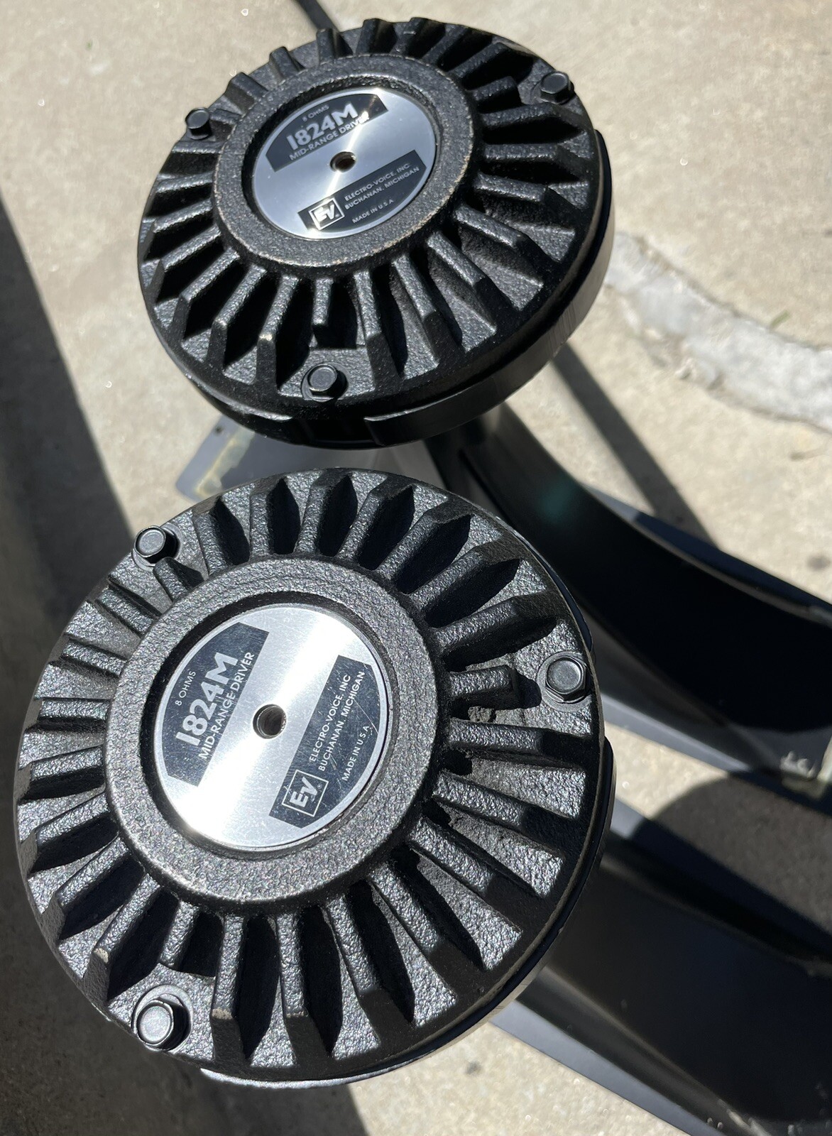 Classic Pair (2) EV Electro Voice 1824M Mid-Range Horn Driver Speakers ...