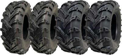 25x10.00-12 & 25x8.00-12 ATV Quad Tyres 6ply P377 E Marked Road Legal ...