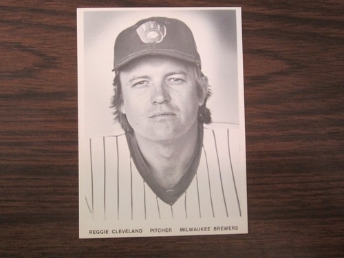 Reggie Cleveland Milwaukee Brewers Team Issue 5-1/2 x 4 Photo / Card | eBay