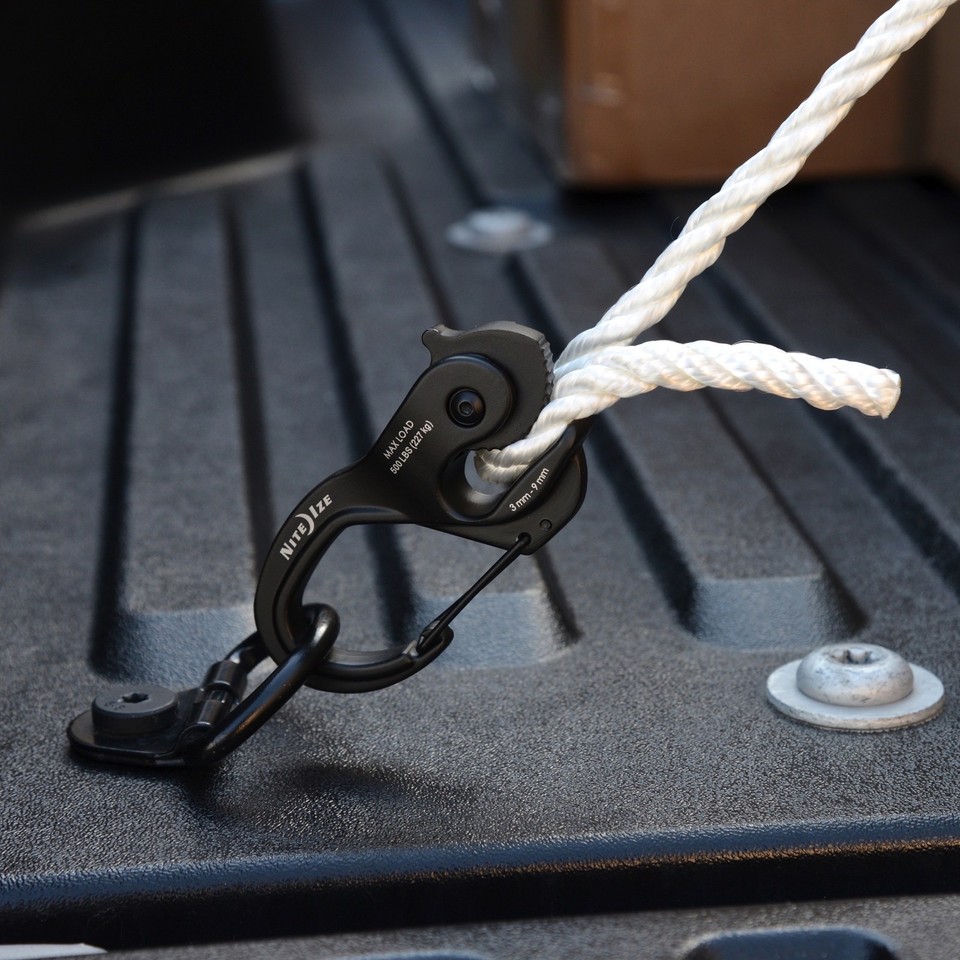 Nite Ize CamJam XT Aluminum Rope Tightener, Large - 500 lb Load Limit ...