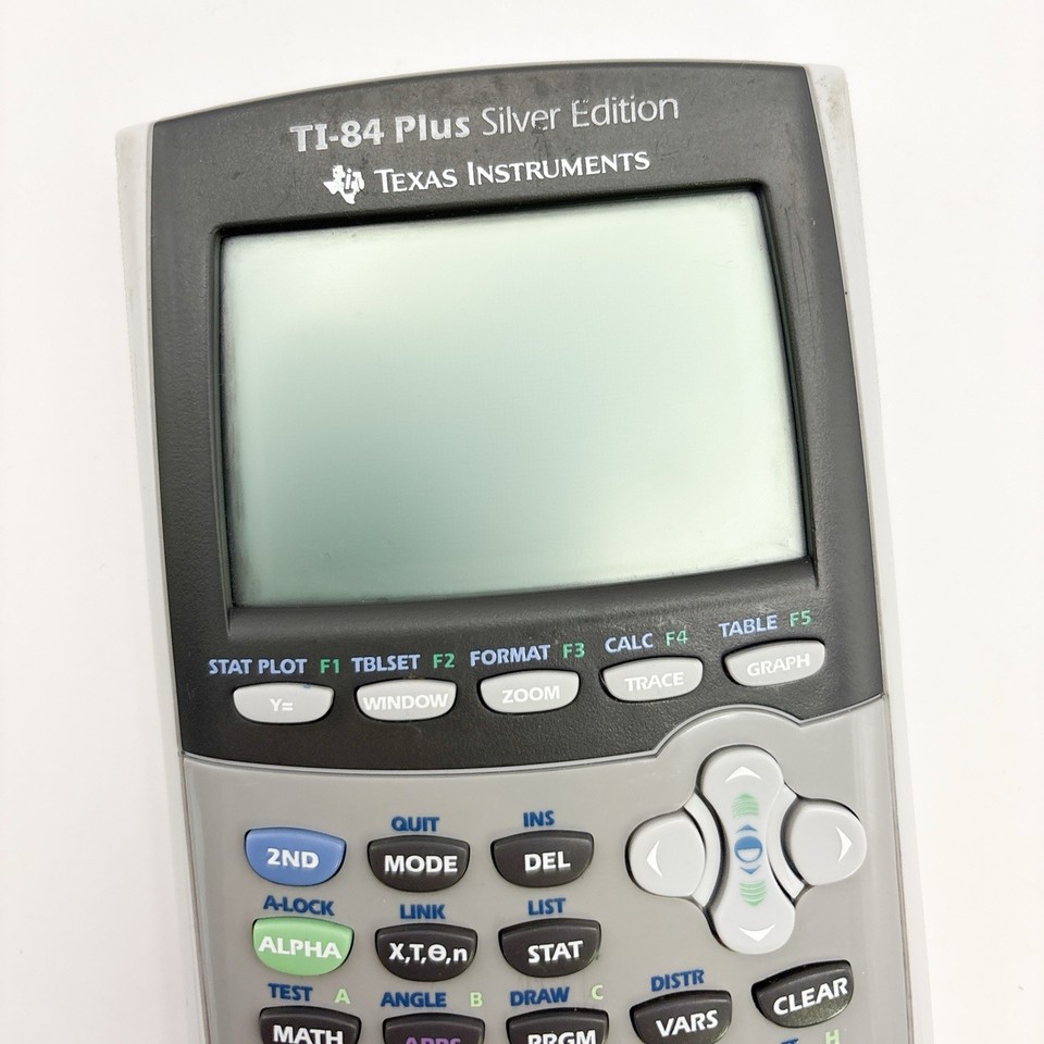 Texas Instruments TI-84 Plus Silver Edition Graphing Calculator Silver ...