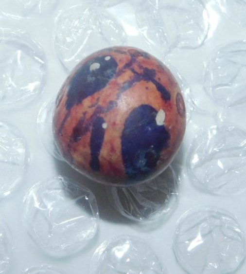 Six Antique Hand Painted China Marbles, 7/8", One Glazed | eBay