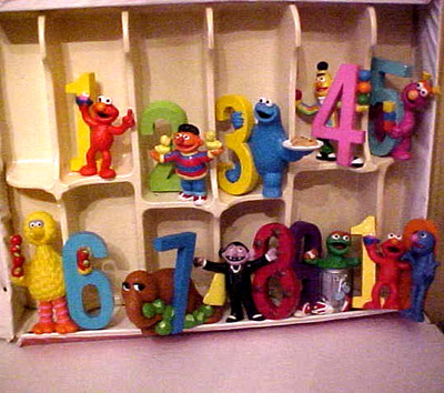 1-10 Sesame Street #'s by Applause+ case Cookie Monster Bert Big Bird ...