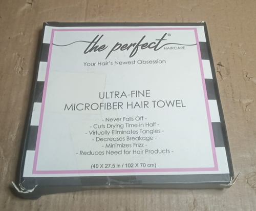 Ultra-Fine Microfiber Hair Towel Wrap & Wet/Dry Detangling Hair Brush ...