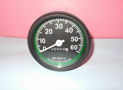 Willys M Series Jeeps, MB, GPW, CJ2A, CJ3A , CJ3B Speedometer - Black ...