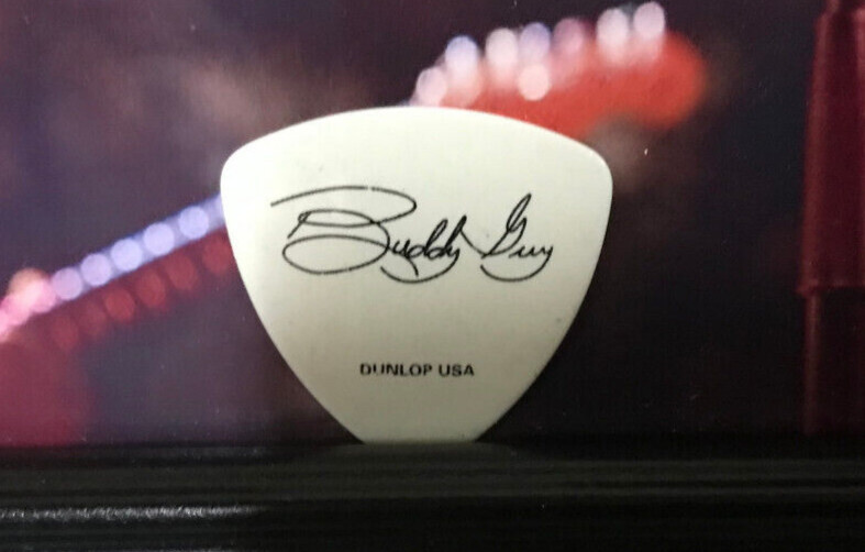 Buddy Guy signed 8x10 with Letter of Auth - Buddy Guy Guitar Pick ...