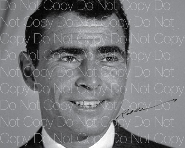 The Twilight Zone signed Rod Serling autograph 8X10 photo picture ...