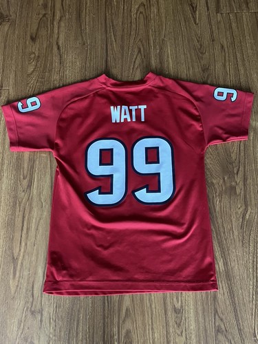 NFL Team Apparel Houston Texans Red JJ Watt Jersey Youth Medium (10-12 ...