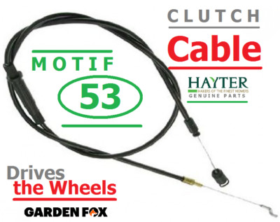 Genuine HAYTER MOTIF 53 AD mdl 435C sn 0010001-999999 CLUTCH CABLE ...