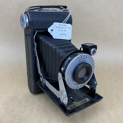 Kodak Vigilant Jr. Six-20 1942 Vintage Folding Camera W/ Dakon Shutter ...