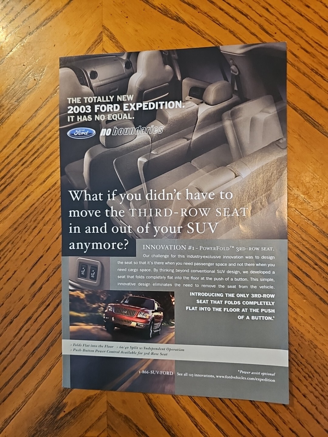 Vintage Ford Motor Company Magazine Print Ad Expedition 2003 | eBay