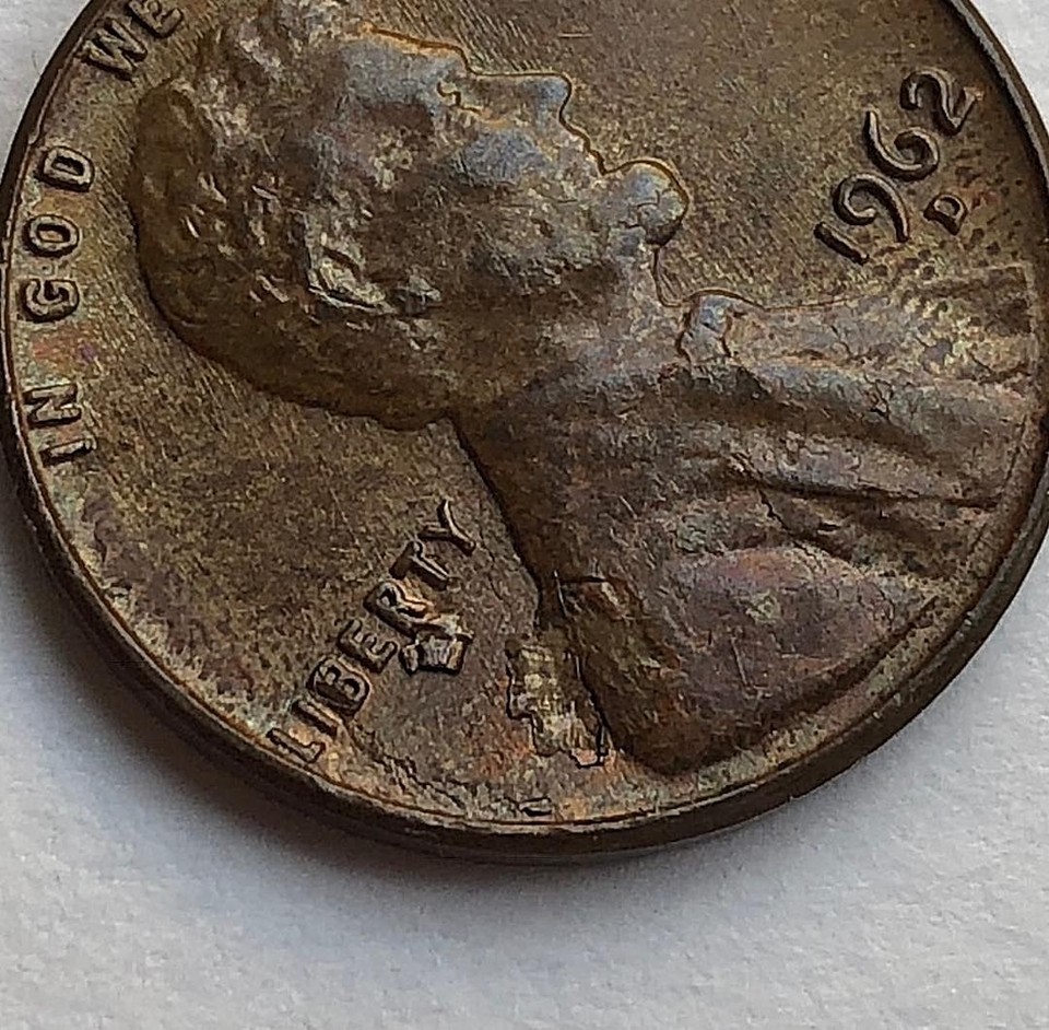 RARE LINCOLN CENT ERRORS - "RAGGED EDGE" and PLANCHET PEEL - FREE SHIP ...