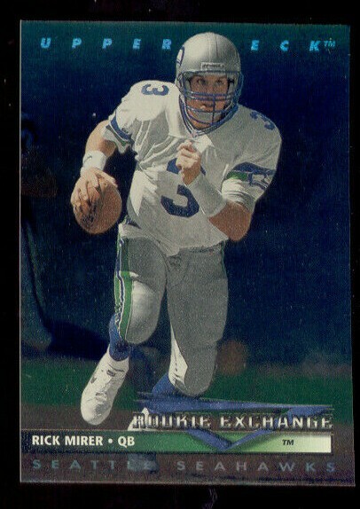 1993 Upper Deck RICK MIRER Seattle Seahawks Rookie Exchange Card | eBay