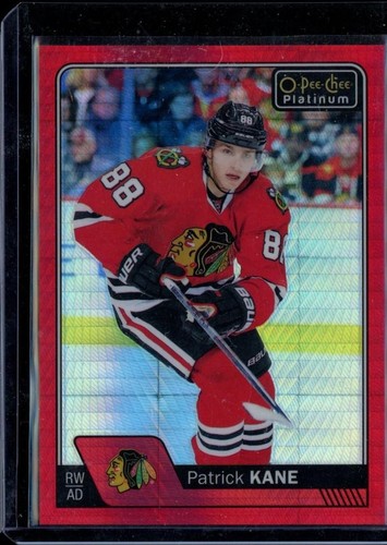 Patrick Kane 2016-17 Upper Deck UD O-Pee-Chee OPC Platinum Red Prism ...