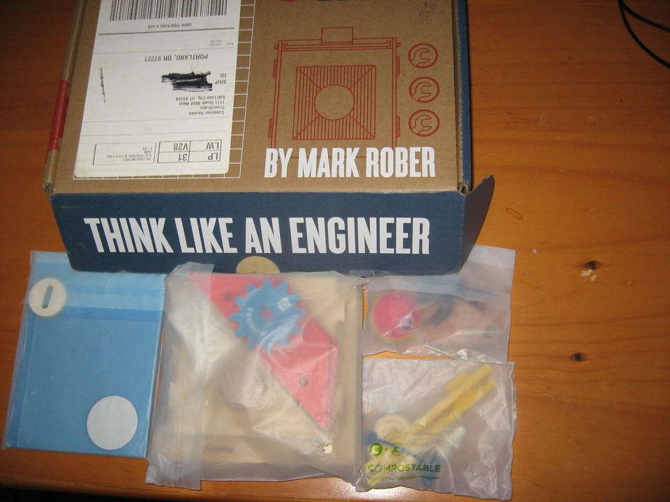 NEW, OPEN BOX Crunch Labs Mirror Bank Build Box by Mark Rober, STEM Toy ...