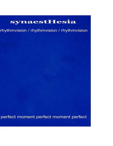 synaestHesia | rhythmvision | Inez Gitzinger-Albrecht | Taschenbuch | 40 S. 3738657754 | eBay.de