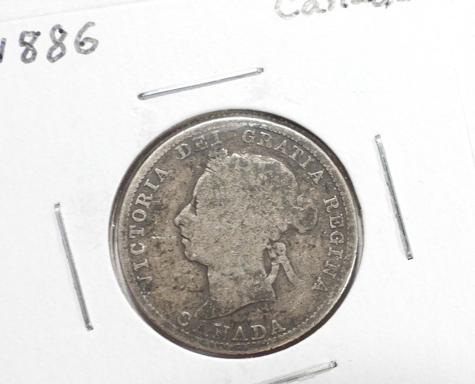 1886 Canada Silver 25 Cents in Good condition KM#5 (777) | eBay