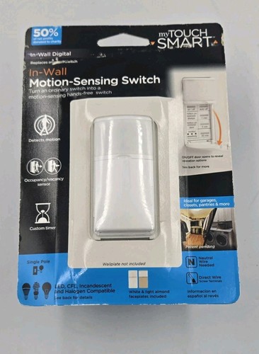 My Touch Smart In-Wall Digital Motion-Sensing Switch Lighting Timer | eBay