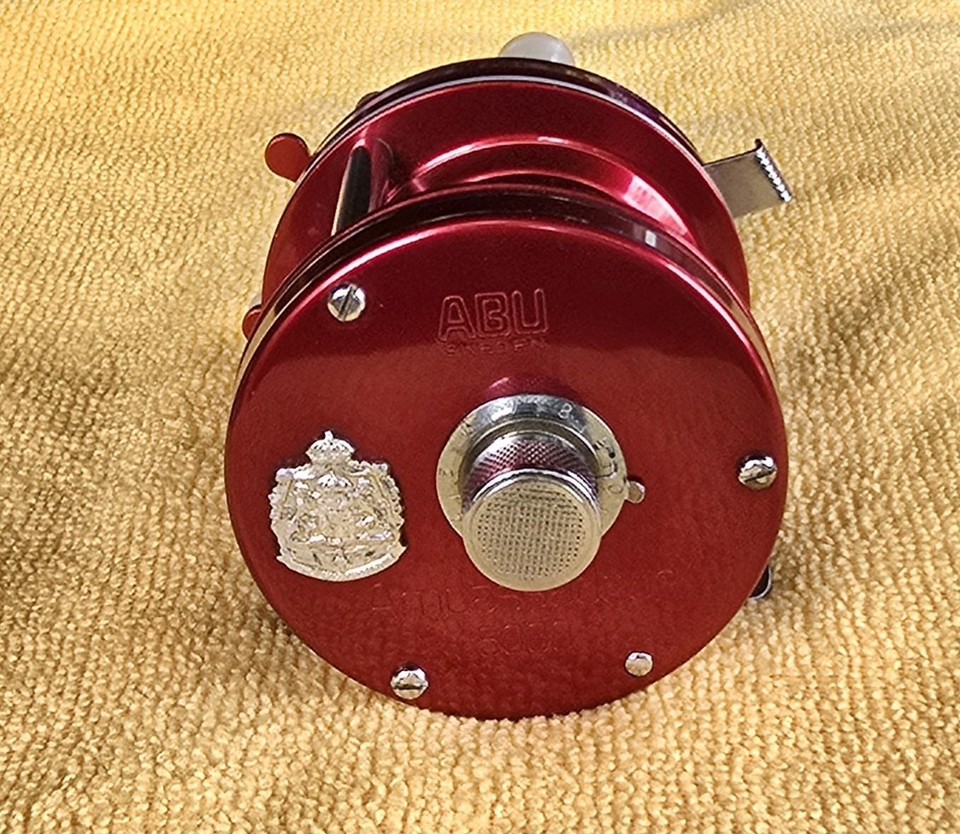 Vintage Abu Garcia Sweden Ambassadeur 5000 Baitcasting Reel Red MINT LN | eBay