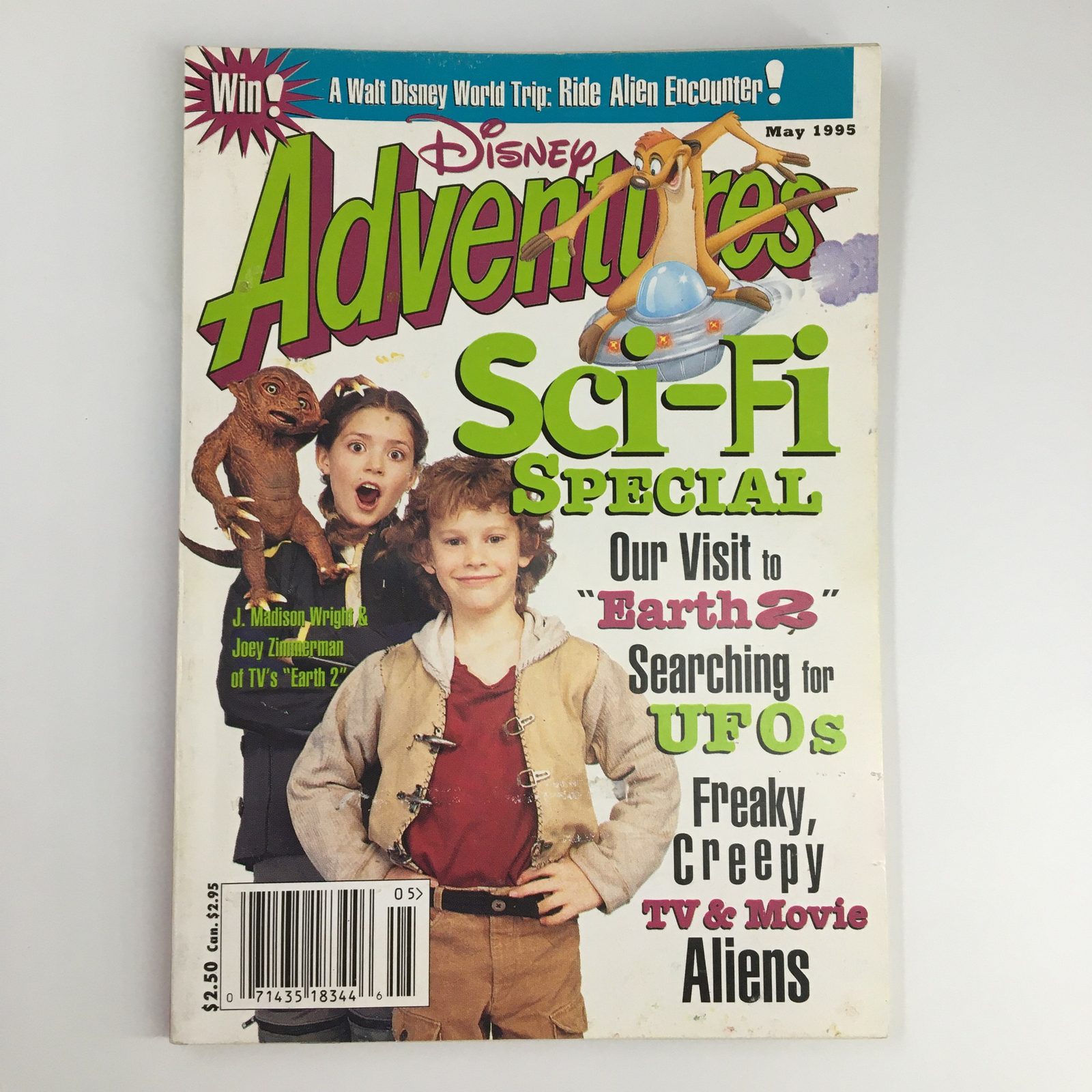 Disney Adventures Magazine May 1995 J. Madison Wright and Joey ...