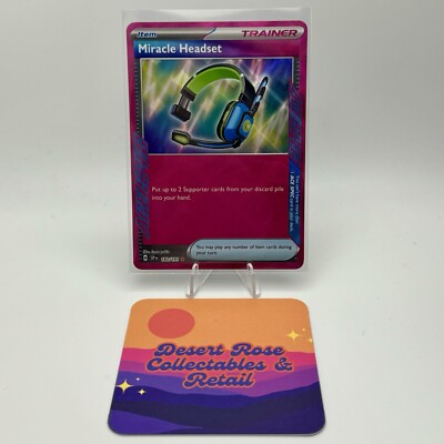 Pokemon TCG Miracle Headset 183/191 ACE SPEC S&V Surging Sparks NM+ | eBay