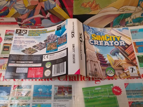 Nintendo DS:Jaquette - Sim City Creator [TOP EA & OFFICIEL] Fr | eBay