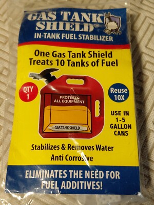 Gas Tank Shield, In Tank Stabalizer, Treats 10 Gals. Reuse 10 Times | eBay