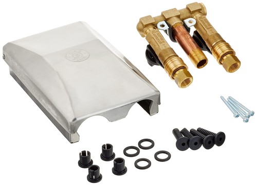 DOUBLE GAS PLUG™, 1/2" NPT BOTTOM INLET, 2 x 3/8" QUICK DISCONNECT ...