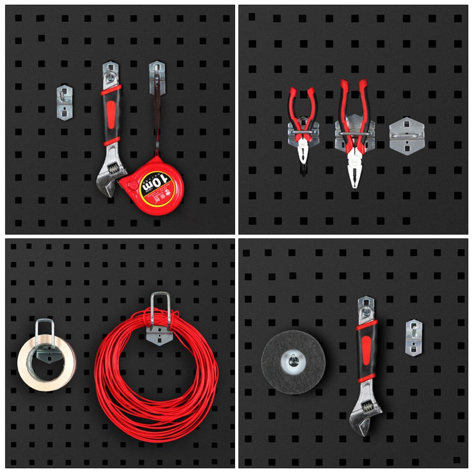 Peg Hooks Pegboard Accessories Wrench Storage Rack Hook Organizer ...