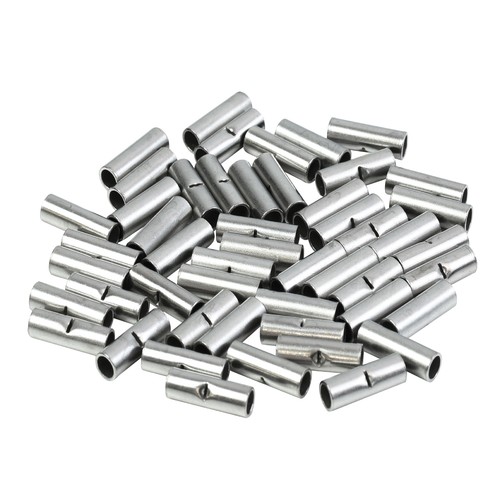 50 Butt Crimp Connector Uninsulated 14-12 GA gauge AWG Terminal Splice ...