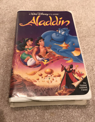 1992 Aladdin VHS Black Diamond A Classic Walt Disney Movie 1662 | eBay