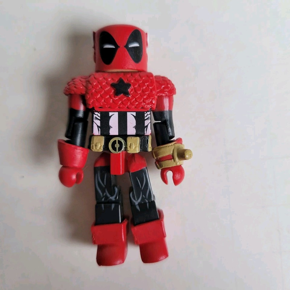 Lot of 3 Deadpool Minimates Thor Captain America X-Men Trainee Mini ...