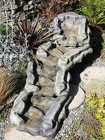 Garden Pond Waterfall Fibreglass sections Natural Rock effect 19 Water ...